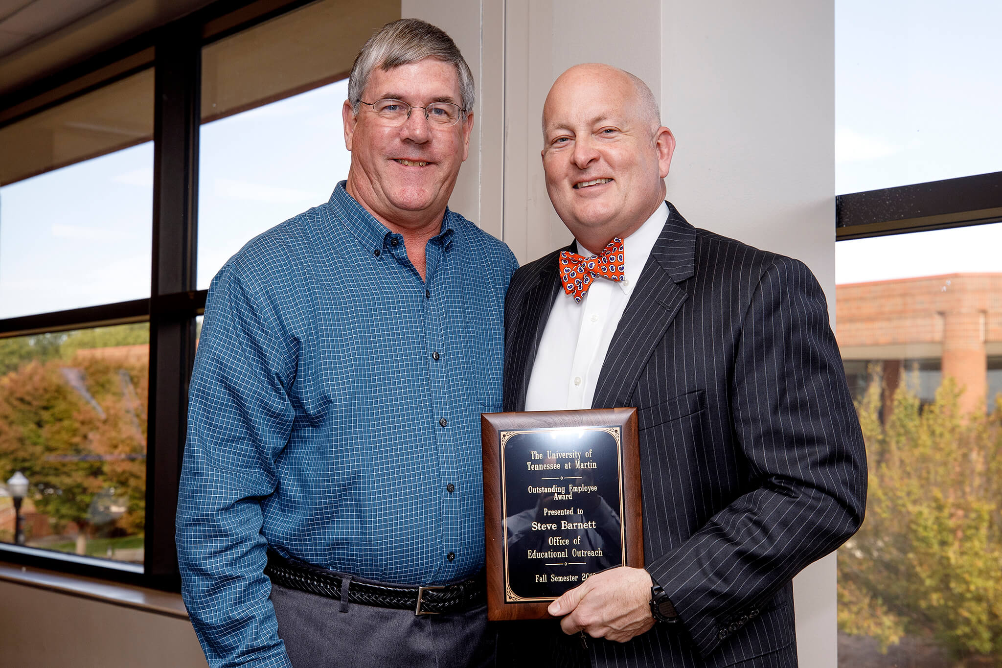 Adcock, Barnett honored with Outstanding Employee Awards - UT Martin News