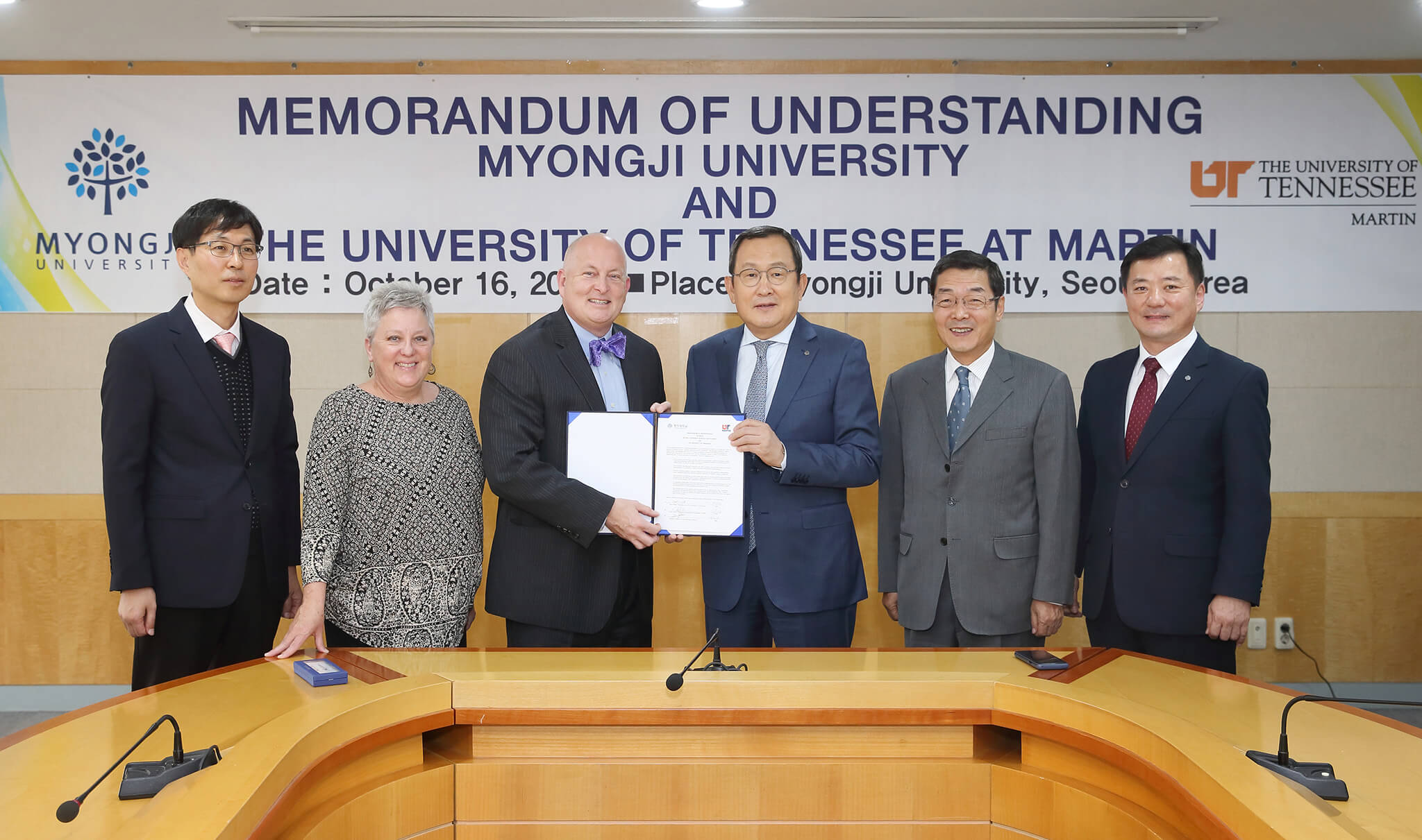 Chancellor Carver visits South Korean partner universities - UT Martin News